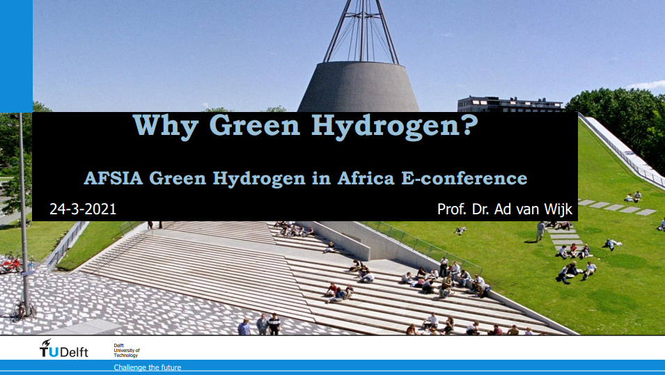Why Green Hydrogen? AFSIA Green Hydrogen in Africa E-conference – A ...
